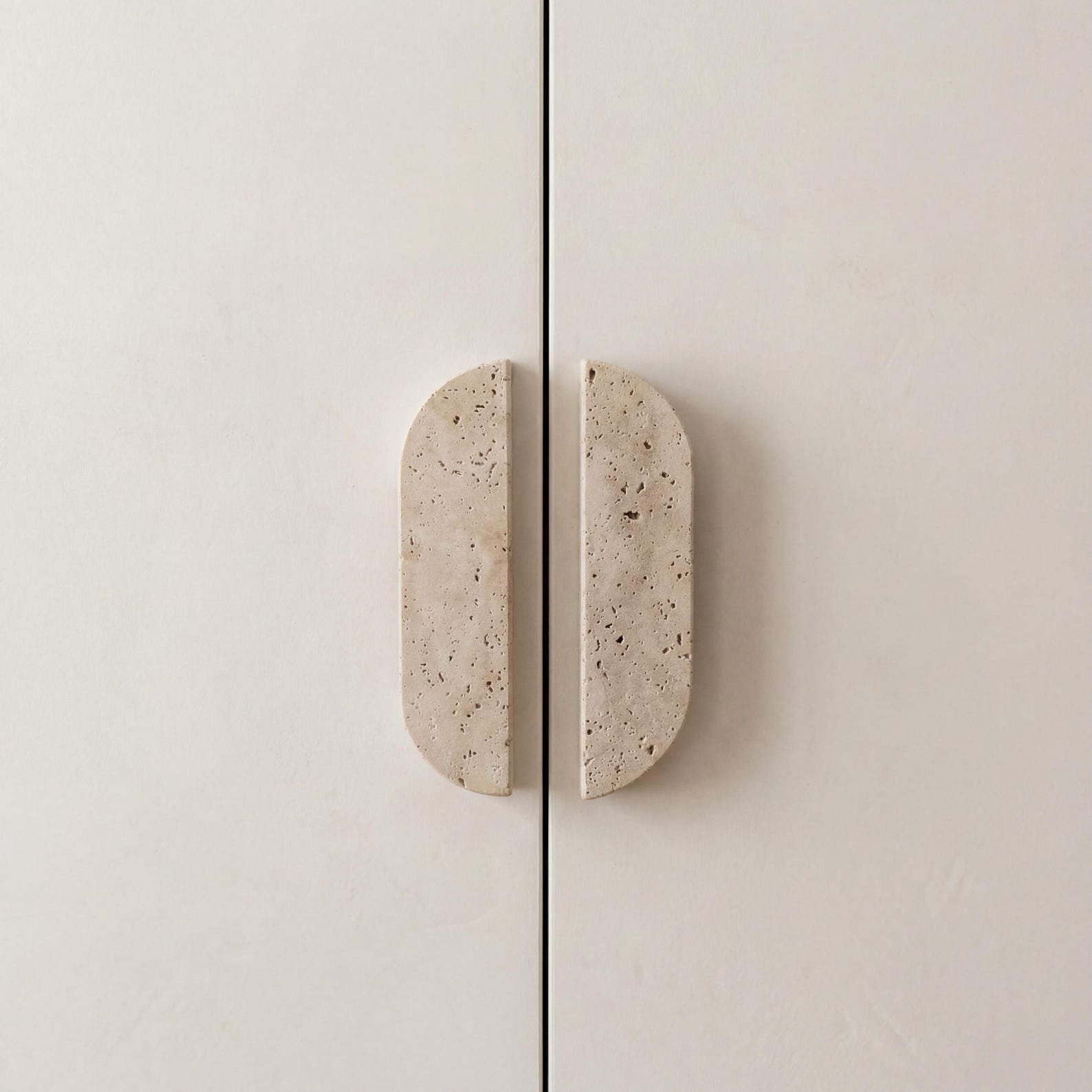 Natural Travertine Drawer Pull | Marble Cabinet Handle | Kitchen ...