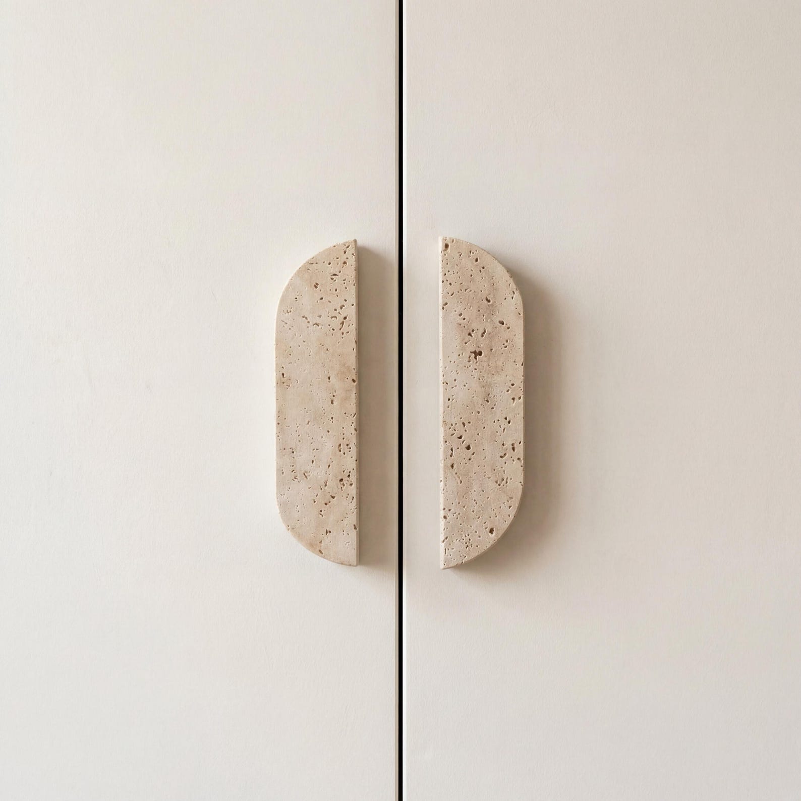 Natural Travertine Drawer Pull | Marble Cabinet Handle | Kitchen ...