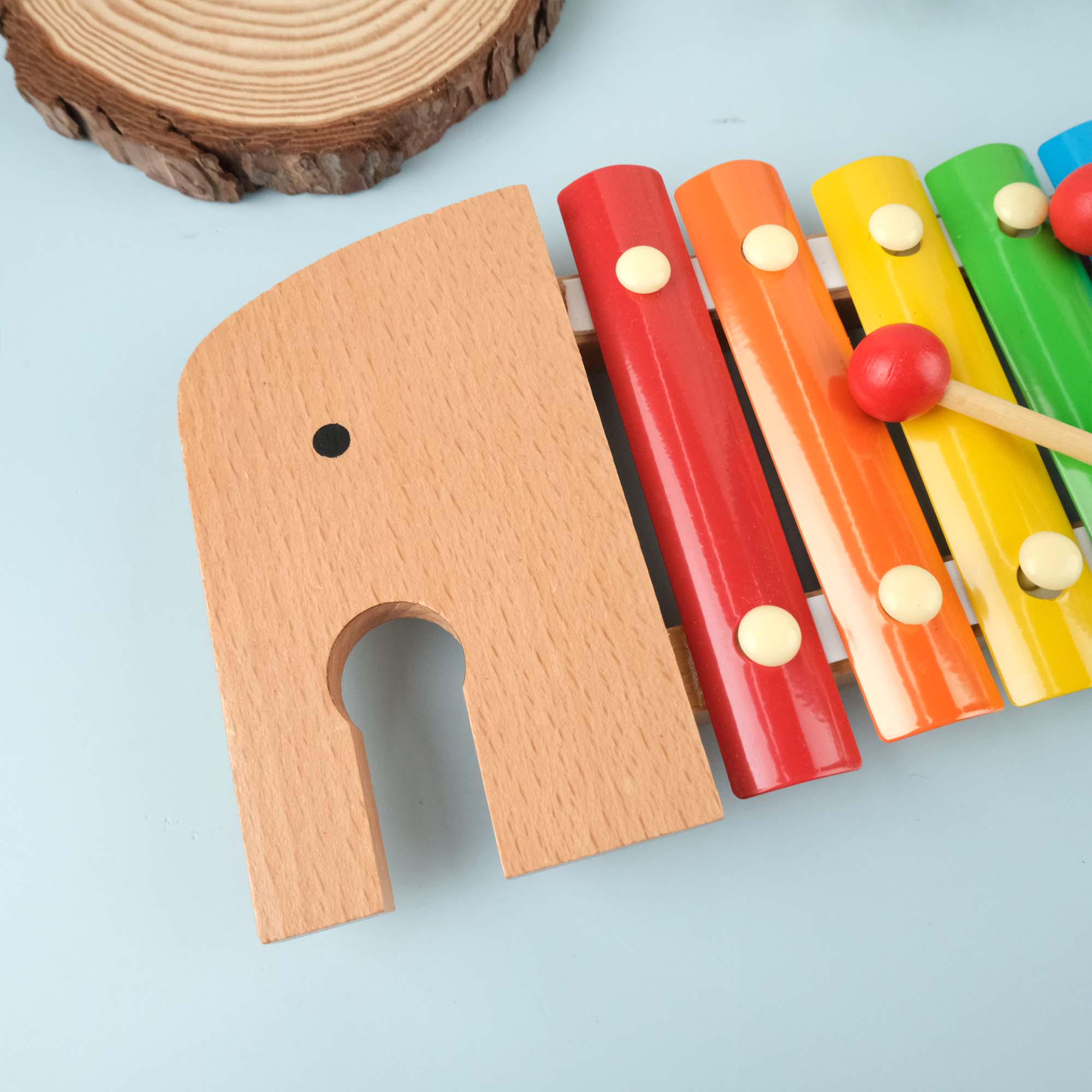 Personalized Customizable Xylophone , Colored Large Note-encoded Sheet ...