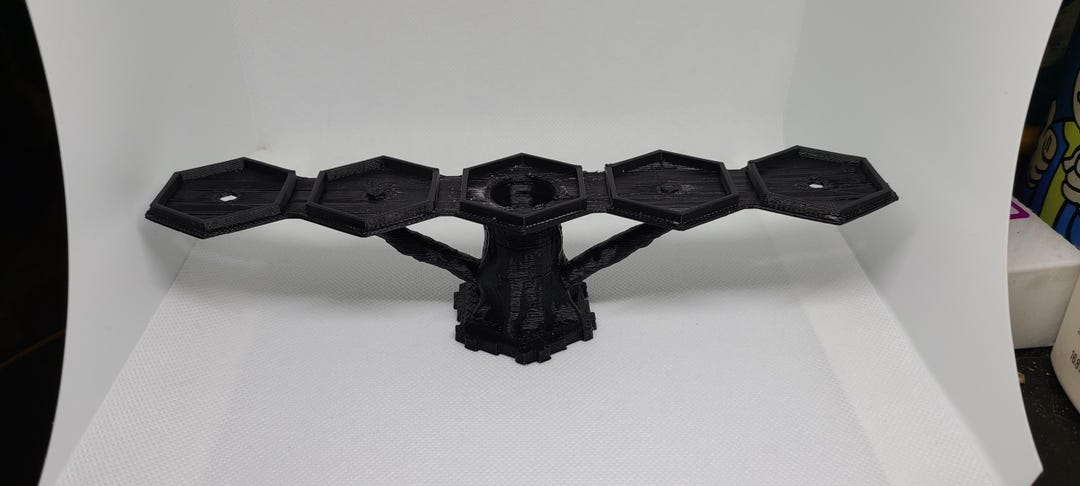 3D Printed Bridge Platform With Pillar Use Your Own Tiles for Heroscape ...