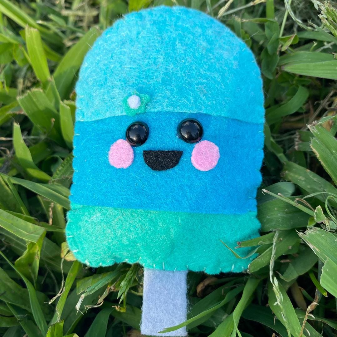 Popsicle Felt Plushie Handmade Dessert Plushies, Cute Decor, Whimsical ...