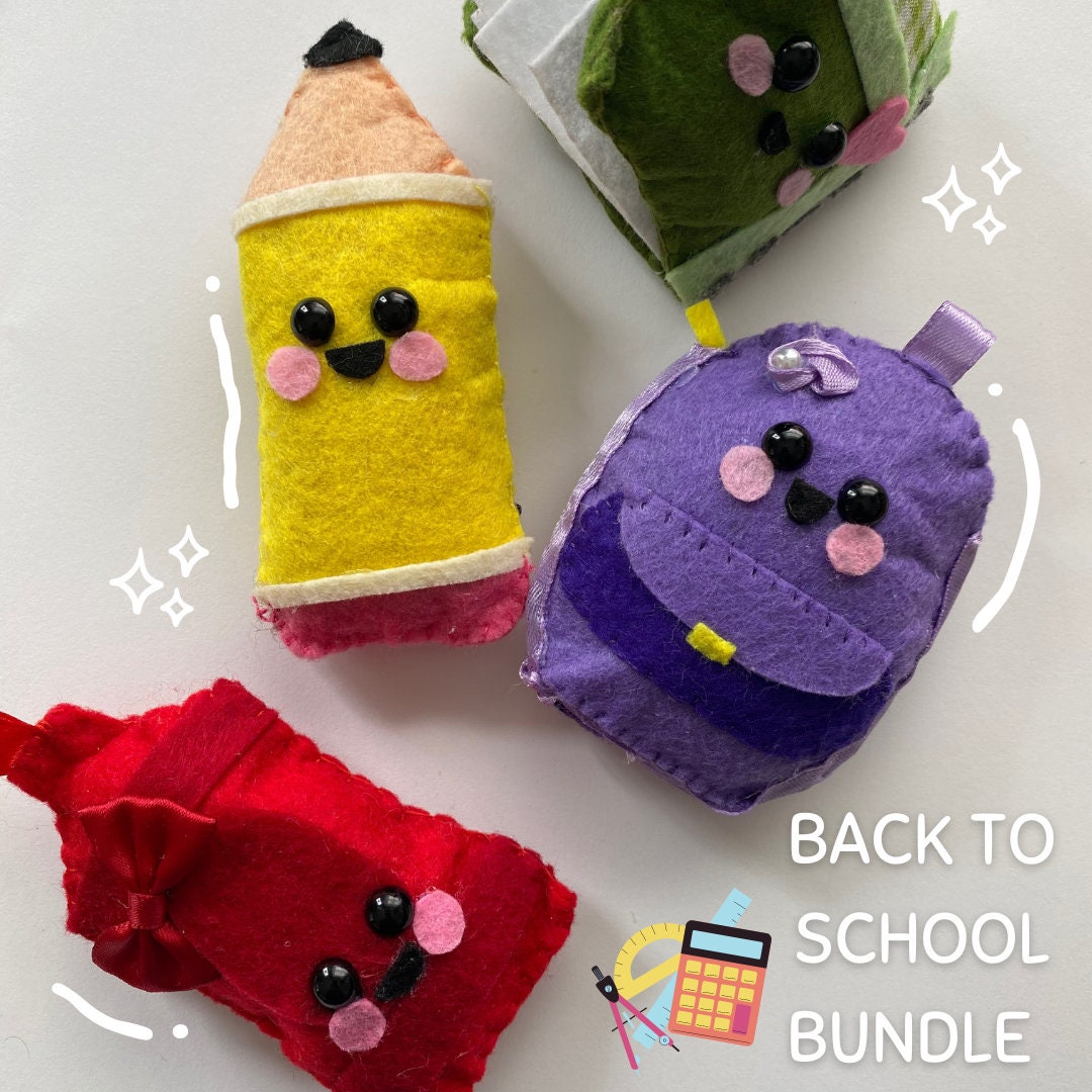 Back to School Felt Plushie Mega Bundle - Etsy