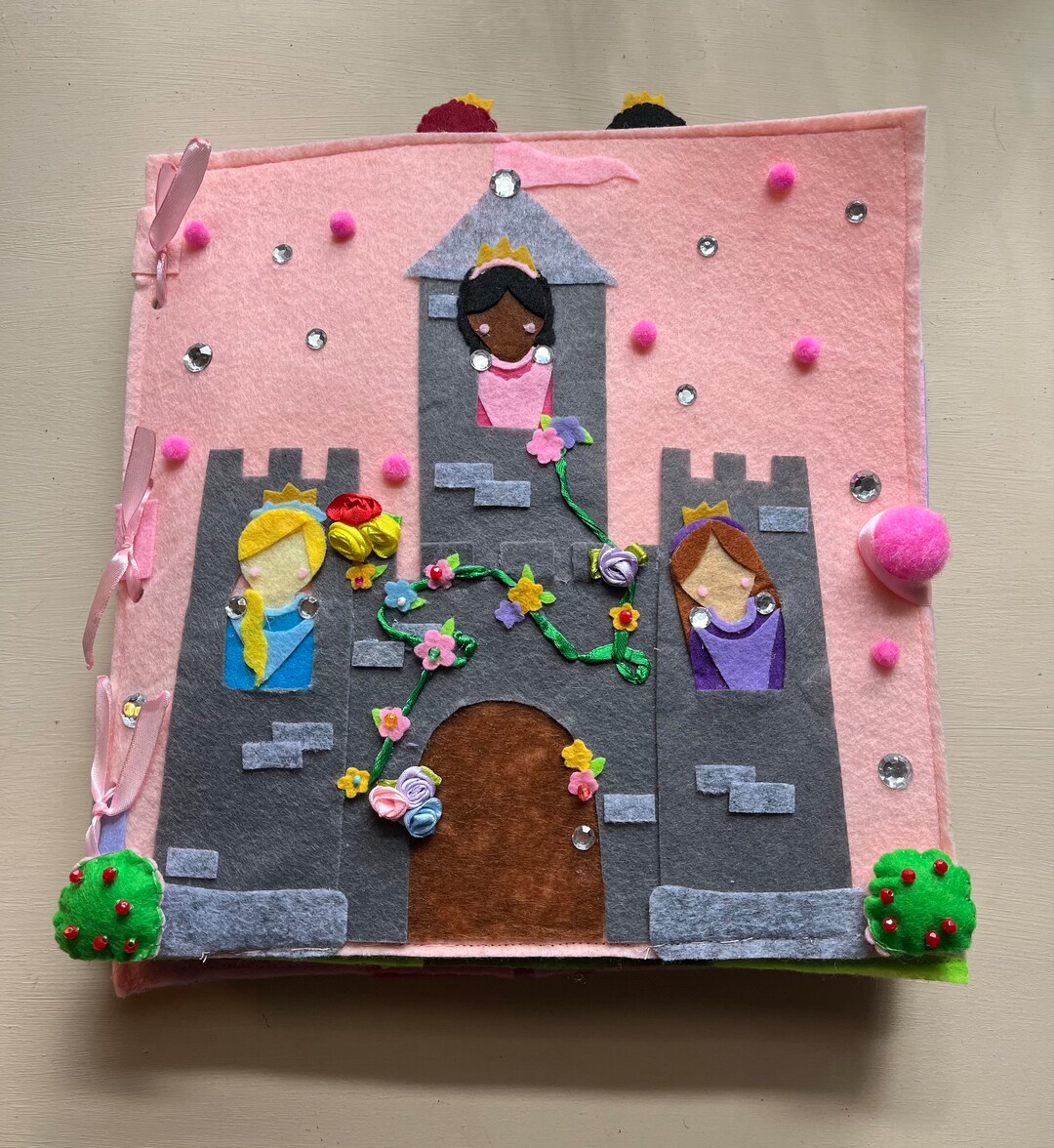 Princess-themed Felt Quiet Book - Etsy