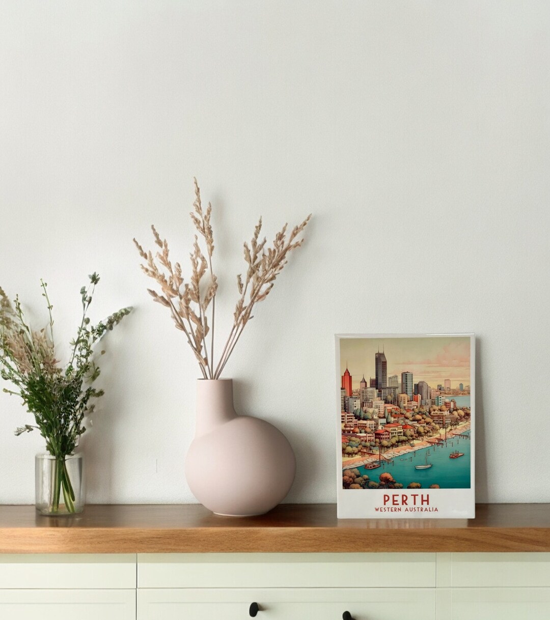 Perth Wall Tile Art, Western Australia Art, Home Decor, Birthday Gift ...
