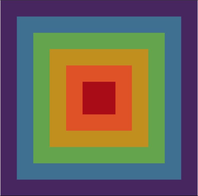 Square Rainbow Blanket - Etsy