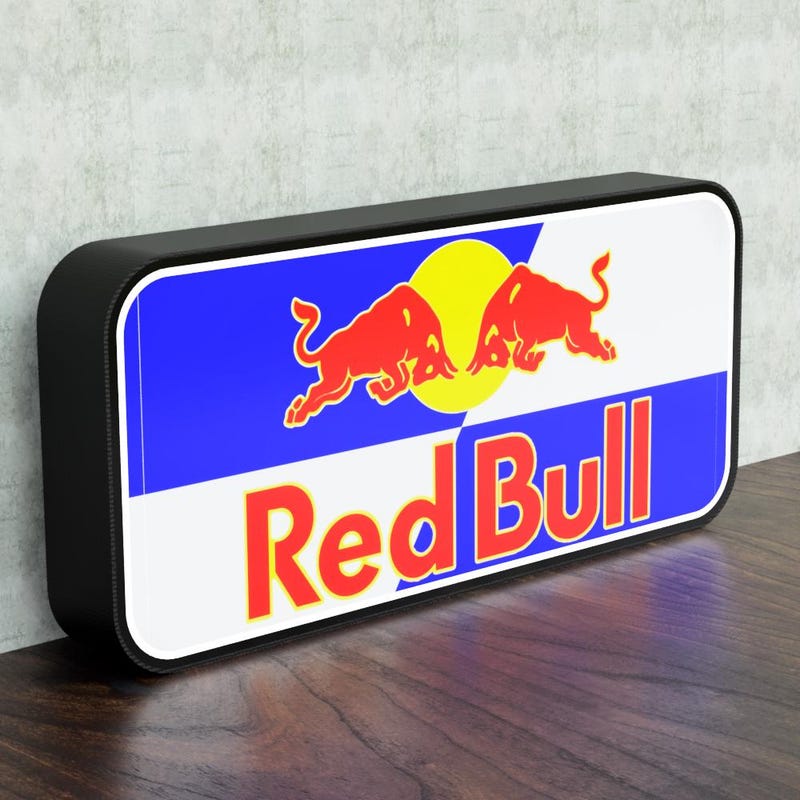 Red Bull Led Sign - Etsy