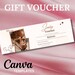 Pink Gift Voucher | Girly Gift Certificate | Gift for Her ...
