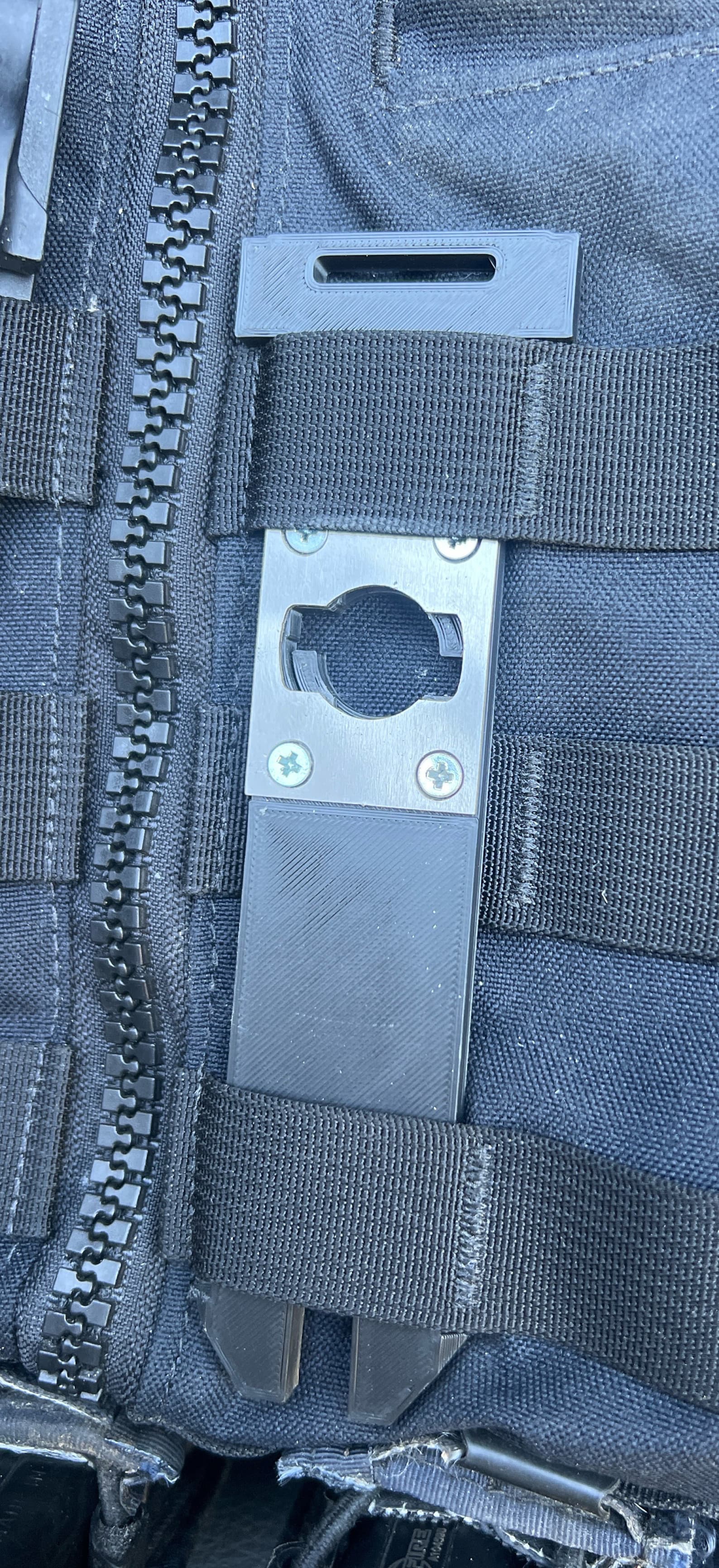 Low Profile Axon Body Camera MOLLE Mount. see Installation Instructions ...