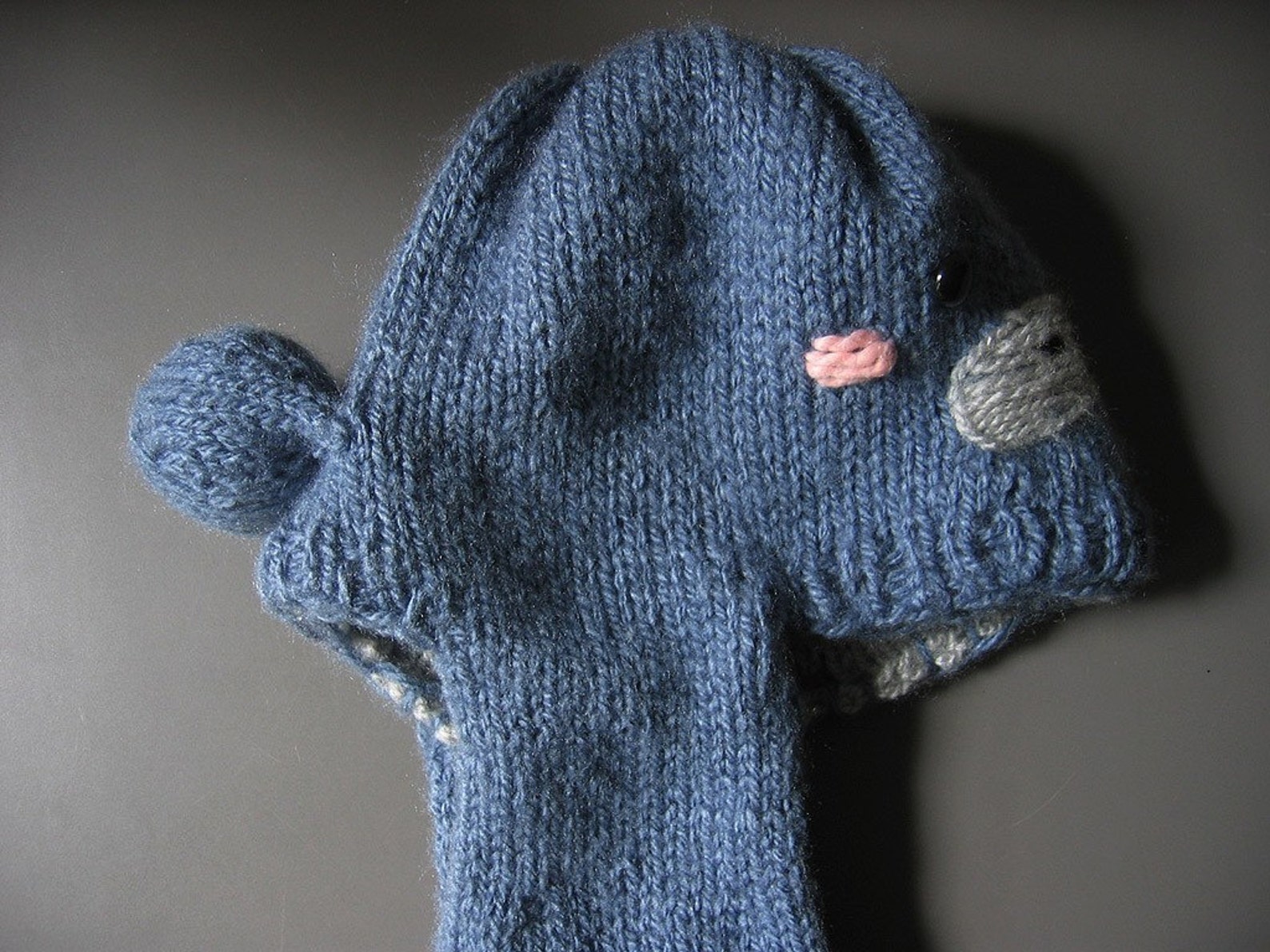 Manatee Hat Knitting Pattern Cute Animal Earflap Beanie - Etsy