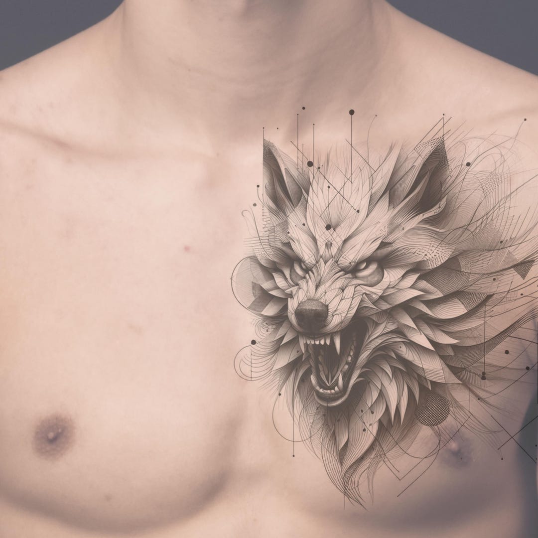 Wolf Tattoo Design - Angry Wolf Tattoo - - Custom Tattoo Design ...
