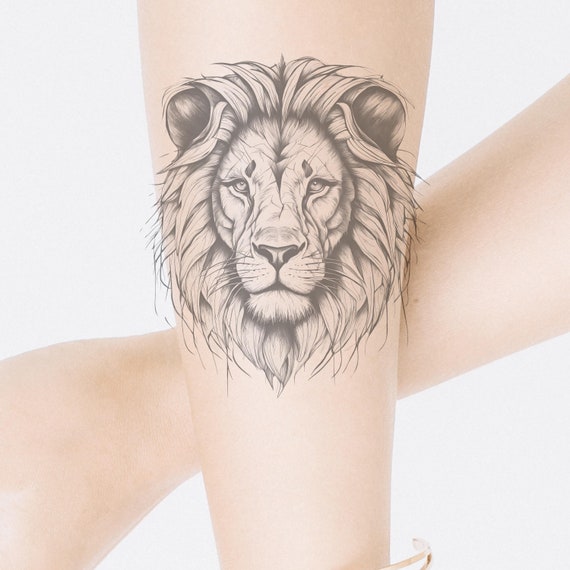 Lion mane tattoo - Bronctattooaus.com