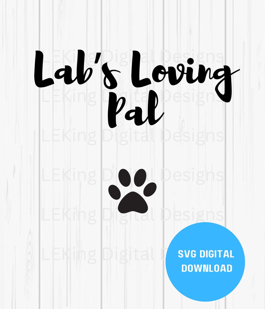 Lab's Loving Pal SVG - Etsy