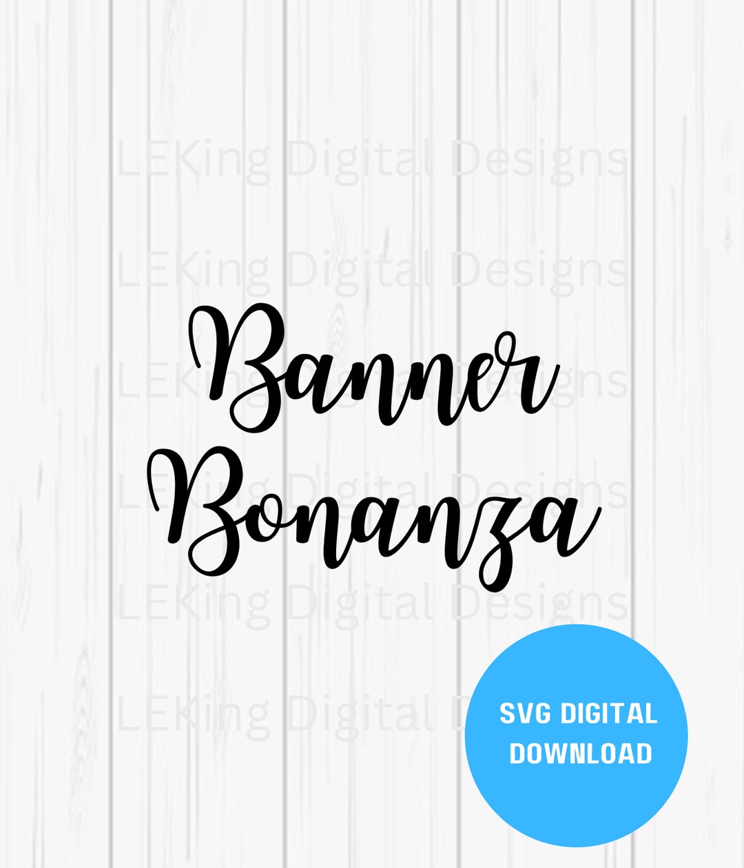 Banner Bonanza SVG - Etsy