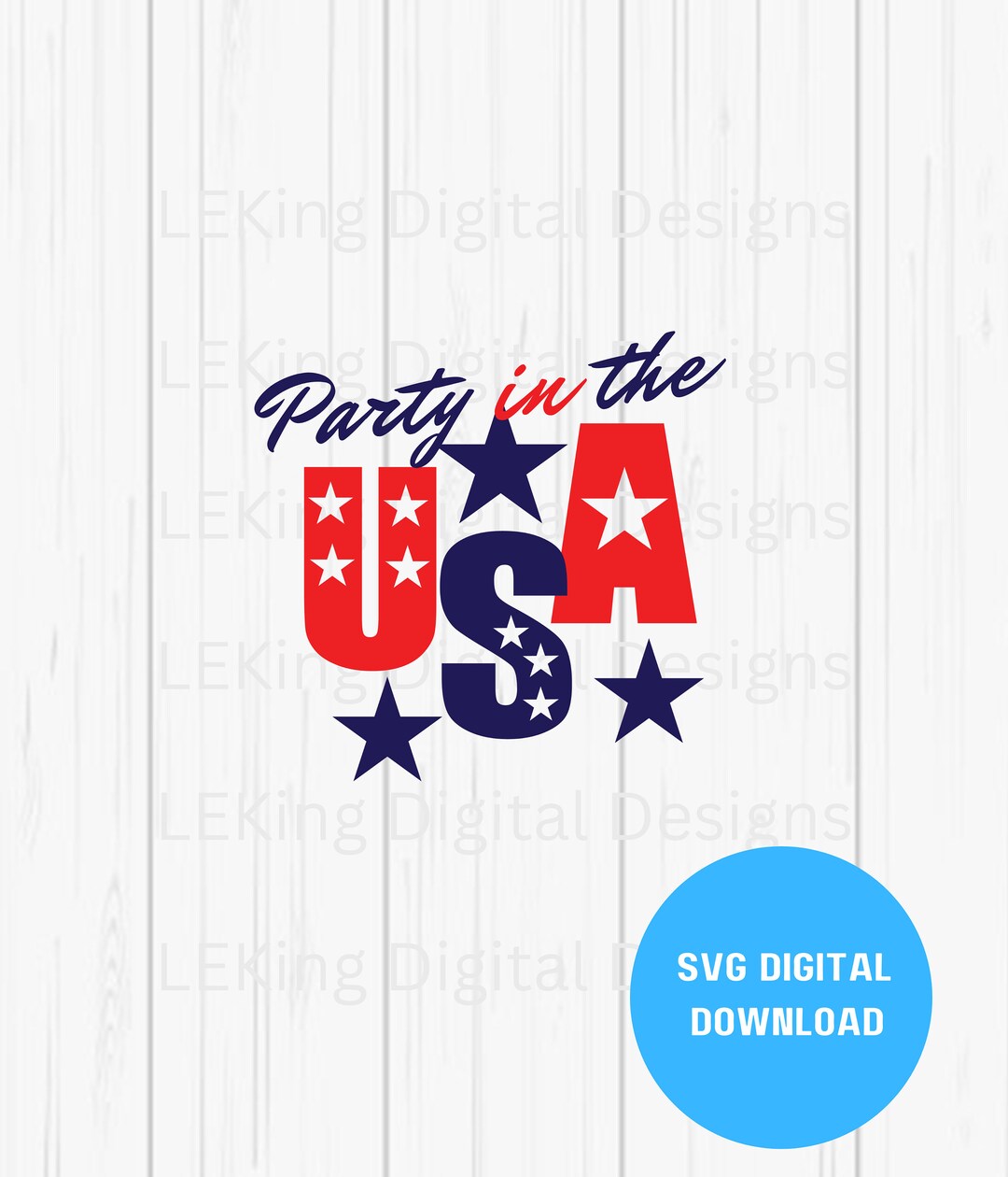Party in the USA SVG - Etsy