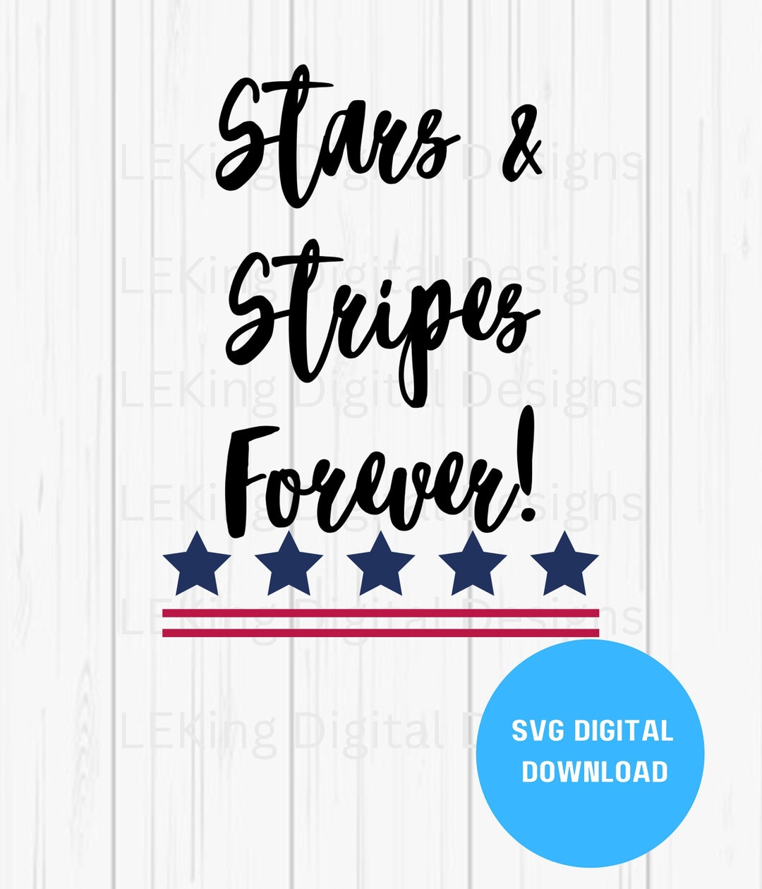 Stars and Stripes Forever SVG - Etsy