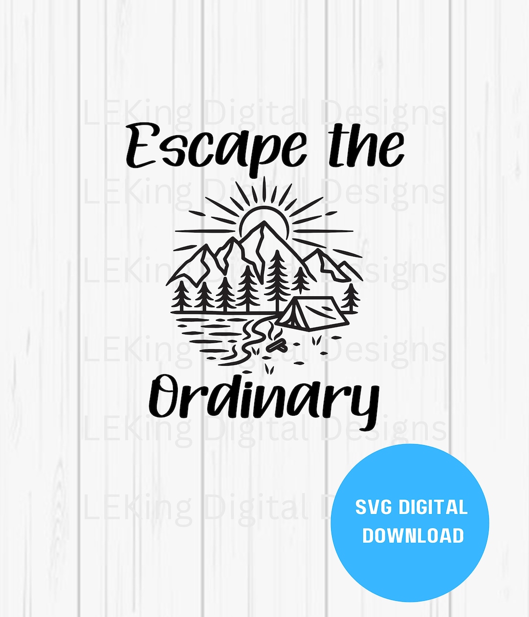 Escape the Ordinary SVG - Etsy