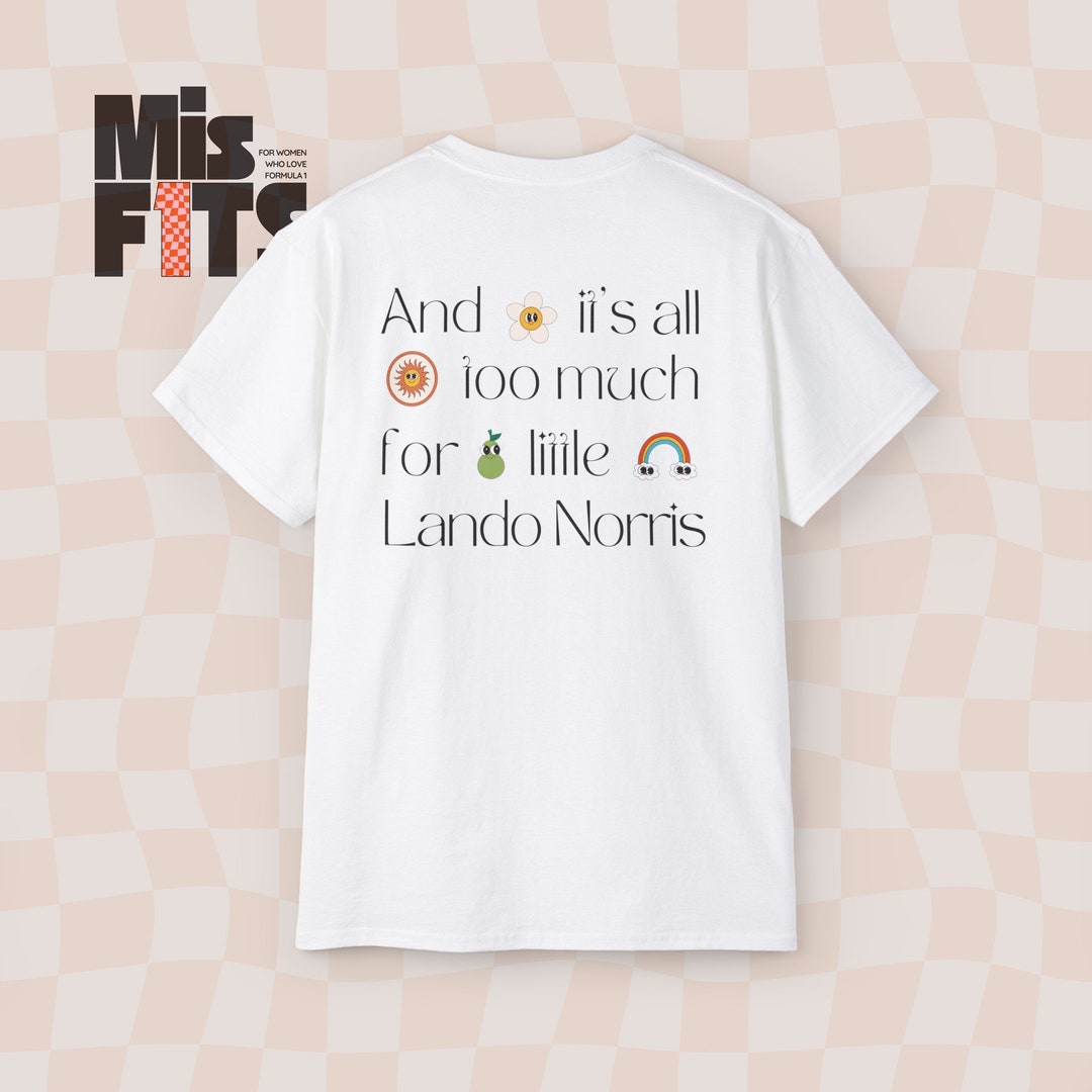 Little Lando Norris T-shirt | Formula 1 Merch | Gildan 2000 Tee - Etsy