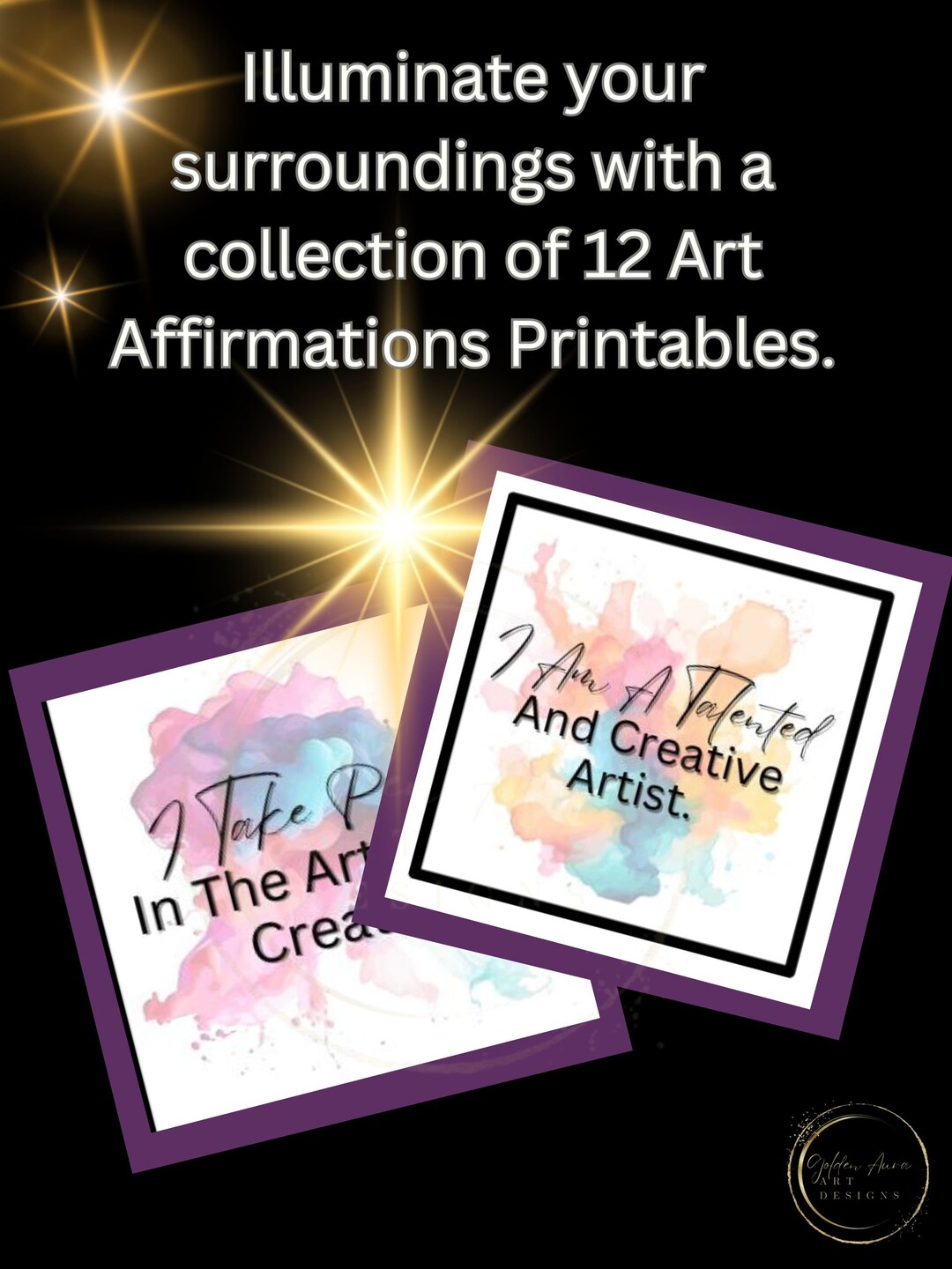 INSPIRATIONAL ART AFFIRMATIONS Printable Wall Art Motivational Quotes ...