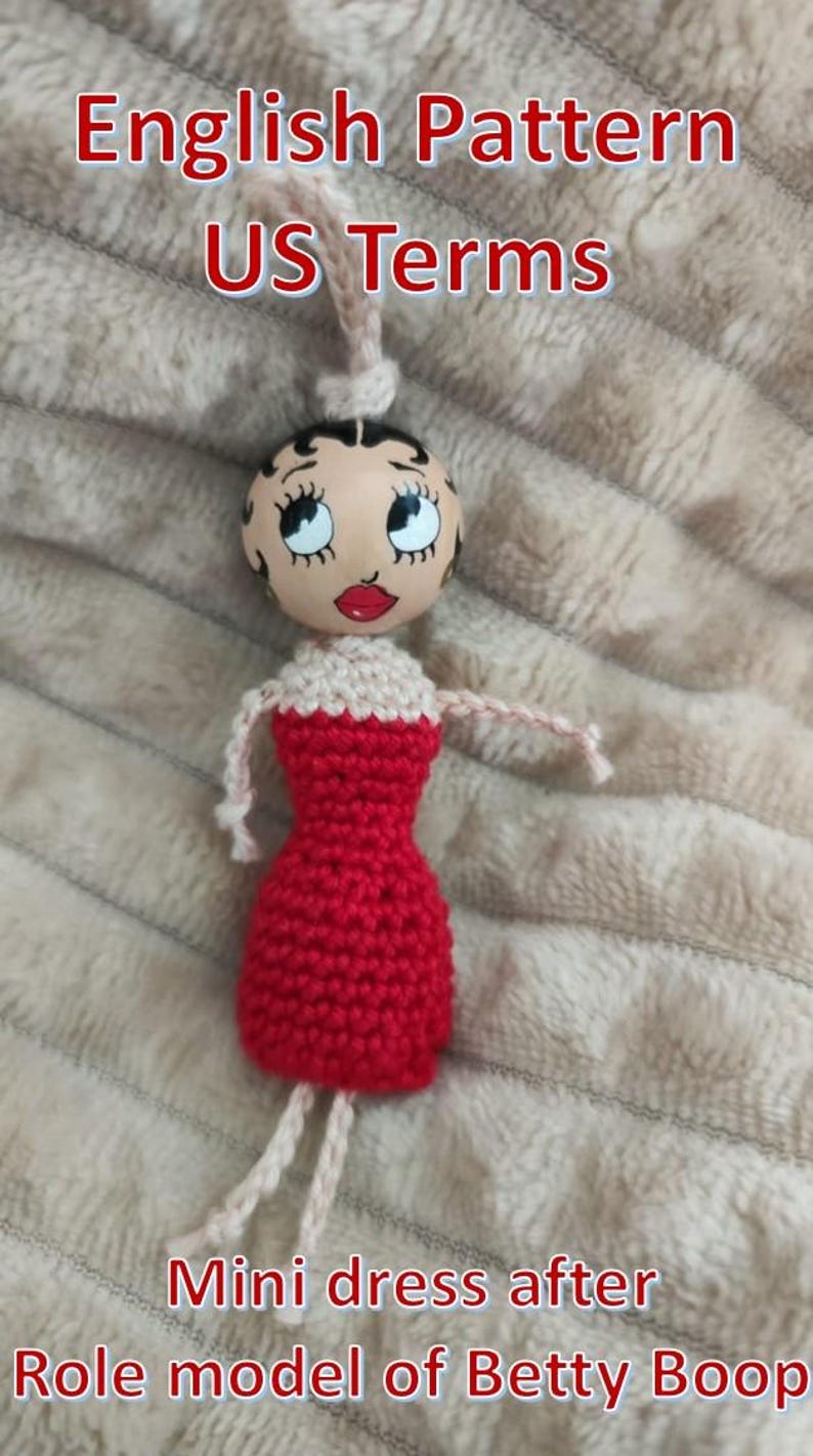 Betty Boop Mini Dress Crochet Pattern - Easy PDF Pattern for Little ...