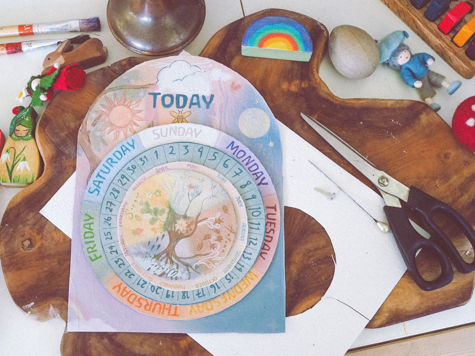 Perpetual Calendar, Year Round Calendar, Printable Download, Early ...