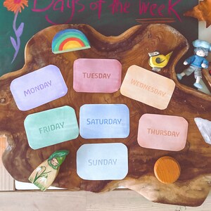 Days of the Week Learning Bundle, Perpetual Calendar, Days of the Week ...