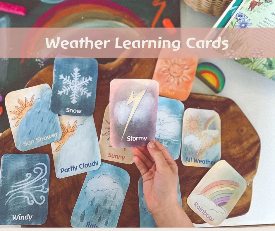 Hand-drawn Weather Flash Cards for Early Years Learning ,printable ...