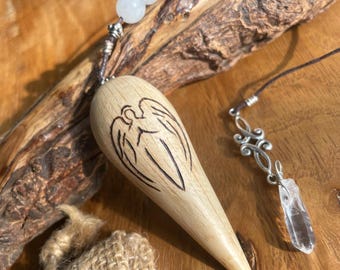 Handmade Oak Root Wood Witch Runes With Handmade Pouch, Handcrafted ...