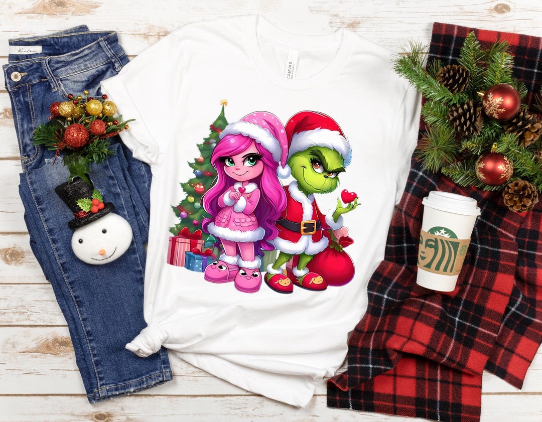 Cute Cindy and Cindy Lou Who Christmas T-shirt | Whimsical Cindy Love ...