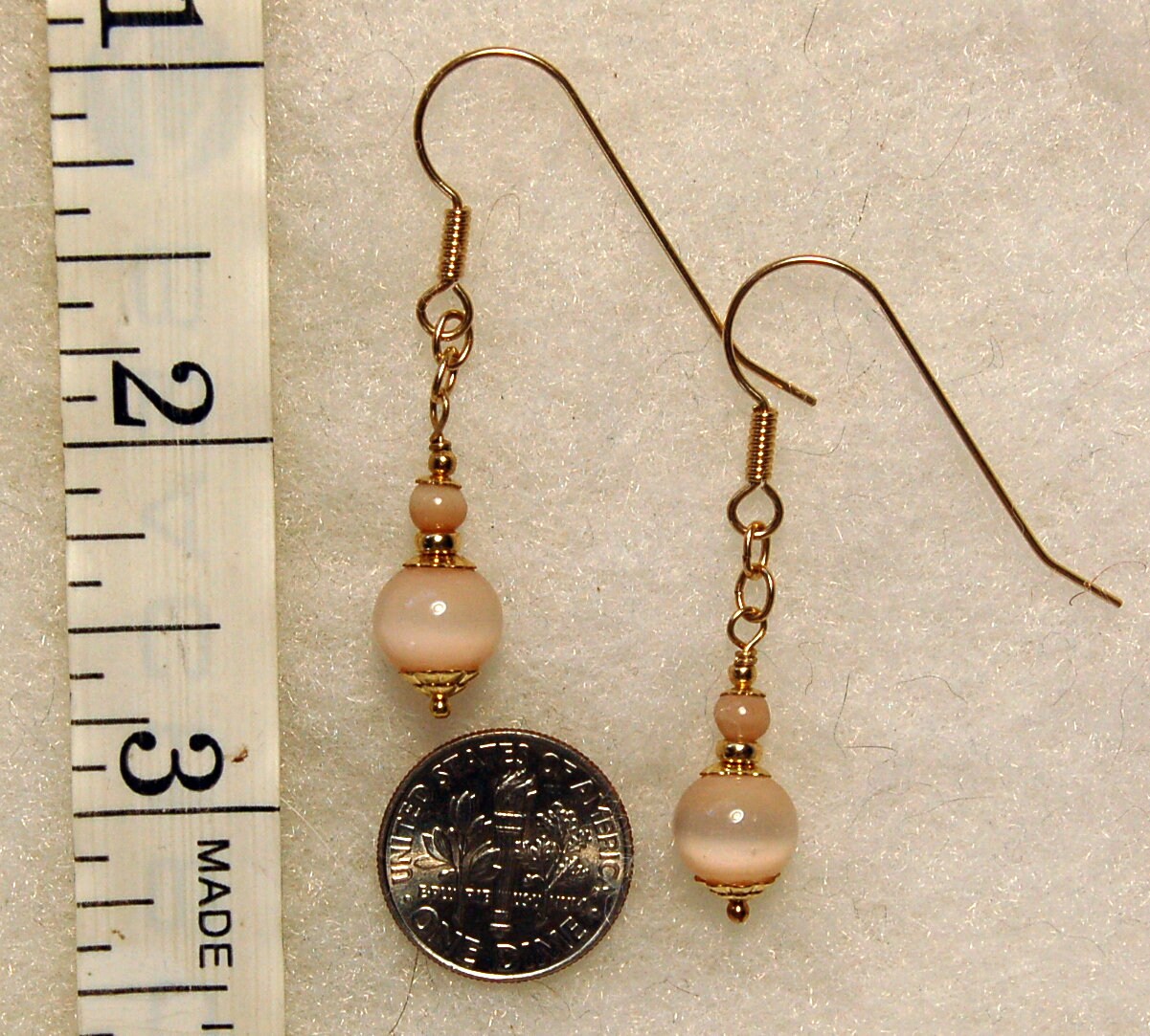 Vintage Baby Pink German Glass, Cats Eye Glass and 14kg Filled Beaded ...