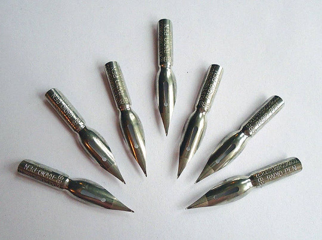 Esterbrook Radio #988 Writing Point NIB - Dip & Feather Quill Pens - Etsy