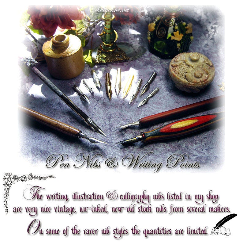 Esterbrook Radio #988 Writing Point NIB - Dip & Feather Quill Pens - Etsy