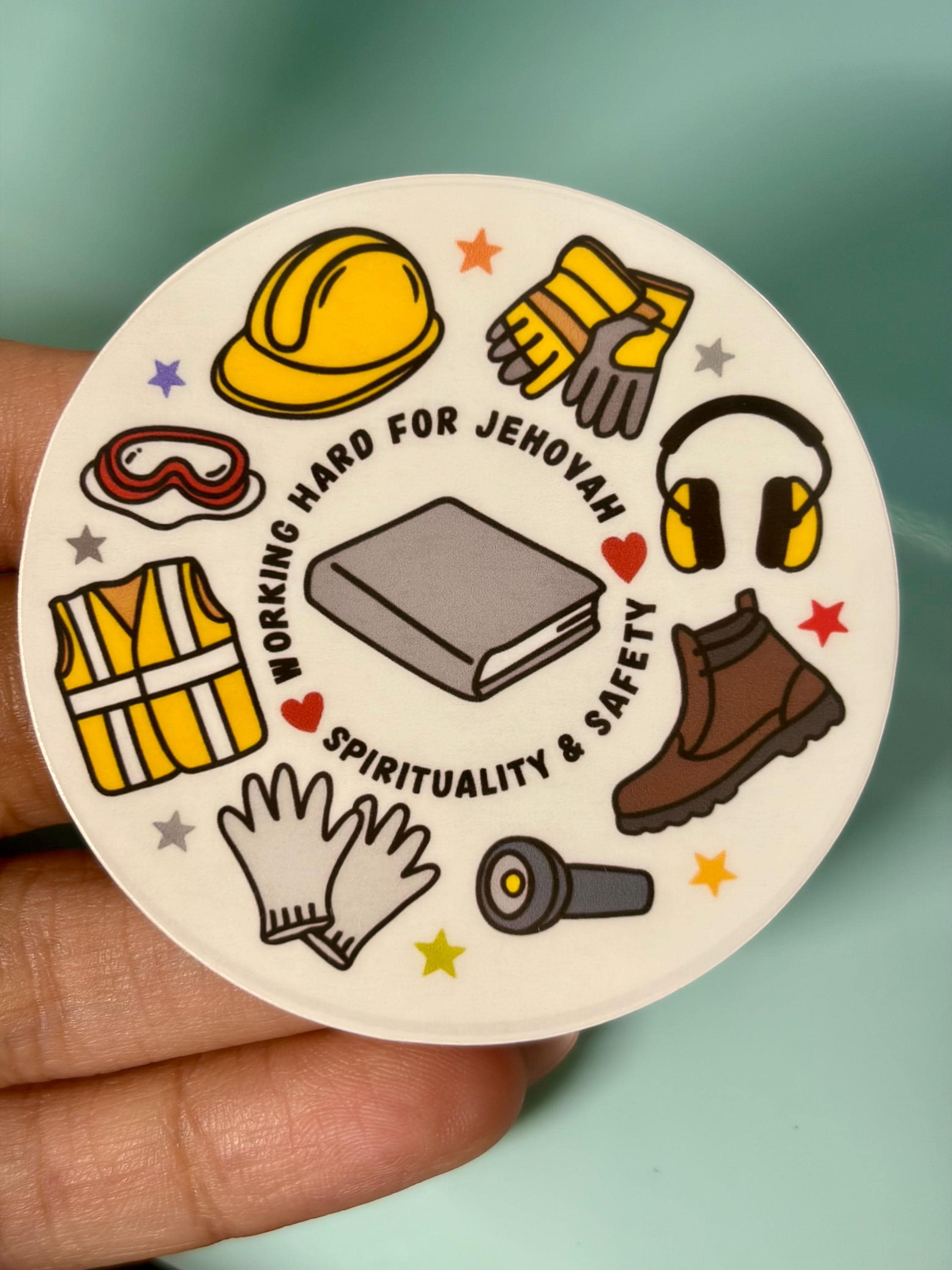JW Stickers Safety / LDC Stickers Volunteer Brothers and Sisters Safety ...