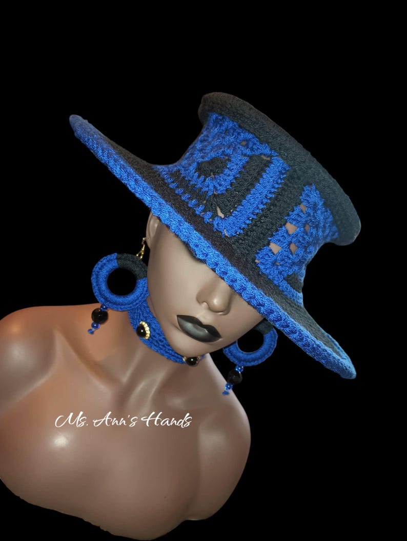 3 Alternate Styles Granny Square Top Hat (3 in 1 Pattern) (PATTERN ONLY ...