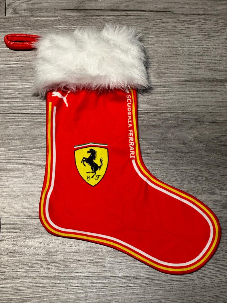F1 Ferrari 2024 Christmas Stocking - Etsy