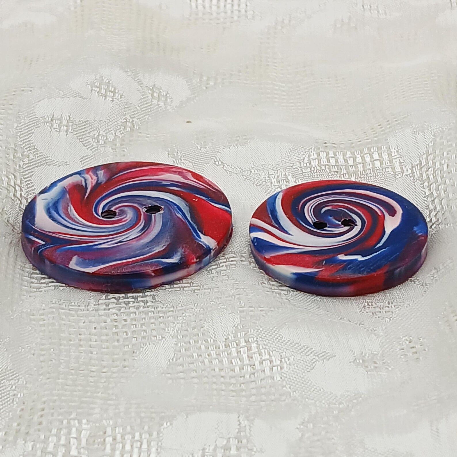 1 1/2 Inch Button, 1 1/4 Inch, Round Handmade Buttons B107, Large ...