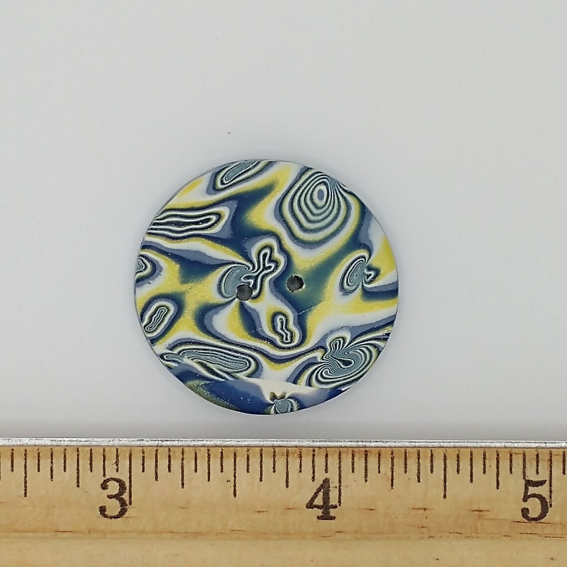 1 1/2 Inch Button, 1 1/4 Inch, Organic Button, Large Handmade Buttons ...
