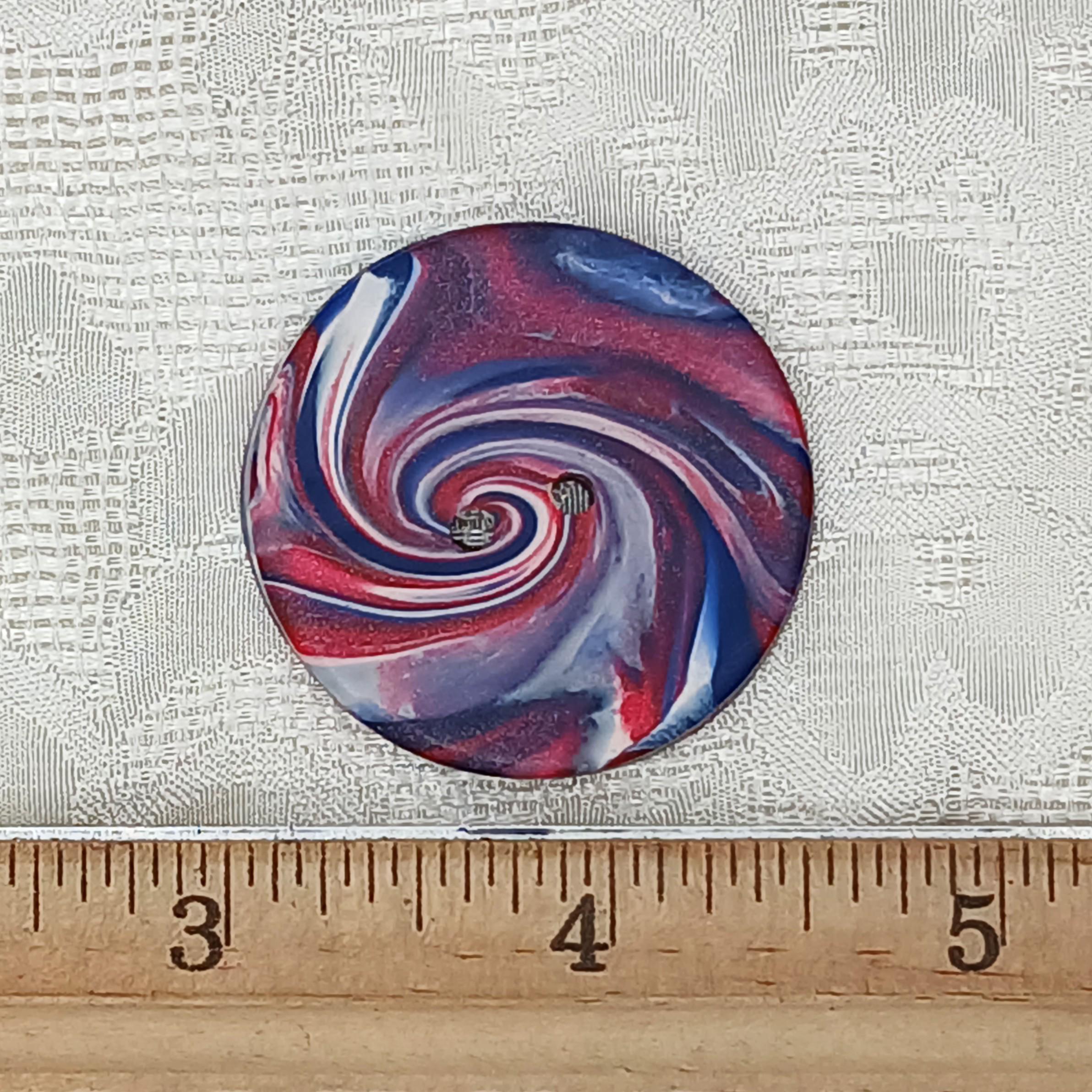1 1/2 Inch Button, 1 1/4 Inch, Round Handmade Buttons B107, Large ...