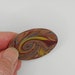 2 Inch Handmade Button, Large Round Artisan Button, Swirl Design B113 ...