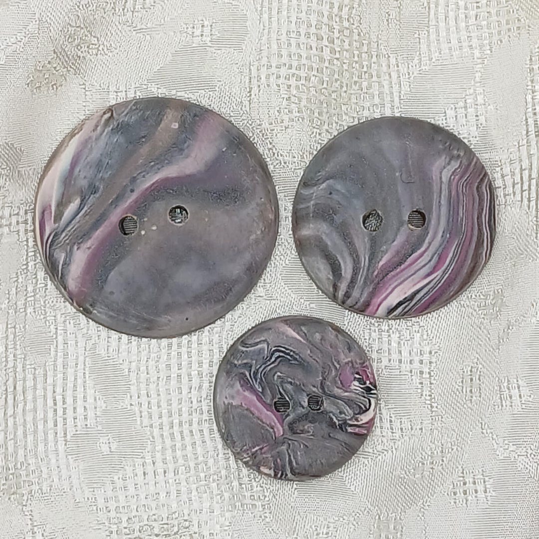 1 1/2 Inch Button, 1 1/4 Inch, 1 Inch Buttons, Large Handmade Buttons ...