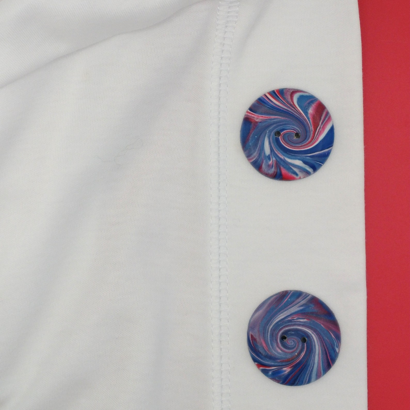 1 1/2 Inch Button, 1 1/4 Inch, Round Handmade Buttons B107, Large ...
