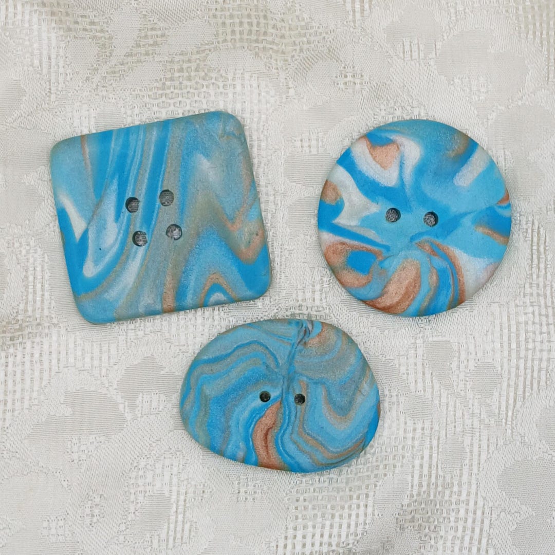 Large Turquoise Buttons, 1 1/2 Inch Square Button, 1 1/4 Inch or 1 Inch ...