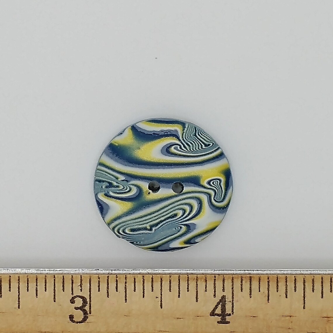 1 1/2 Inch Button, 1 1/4 Inch, Organic Button, Large Handmade Buttons ...