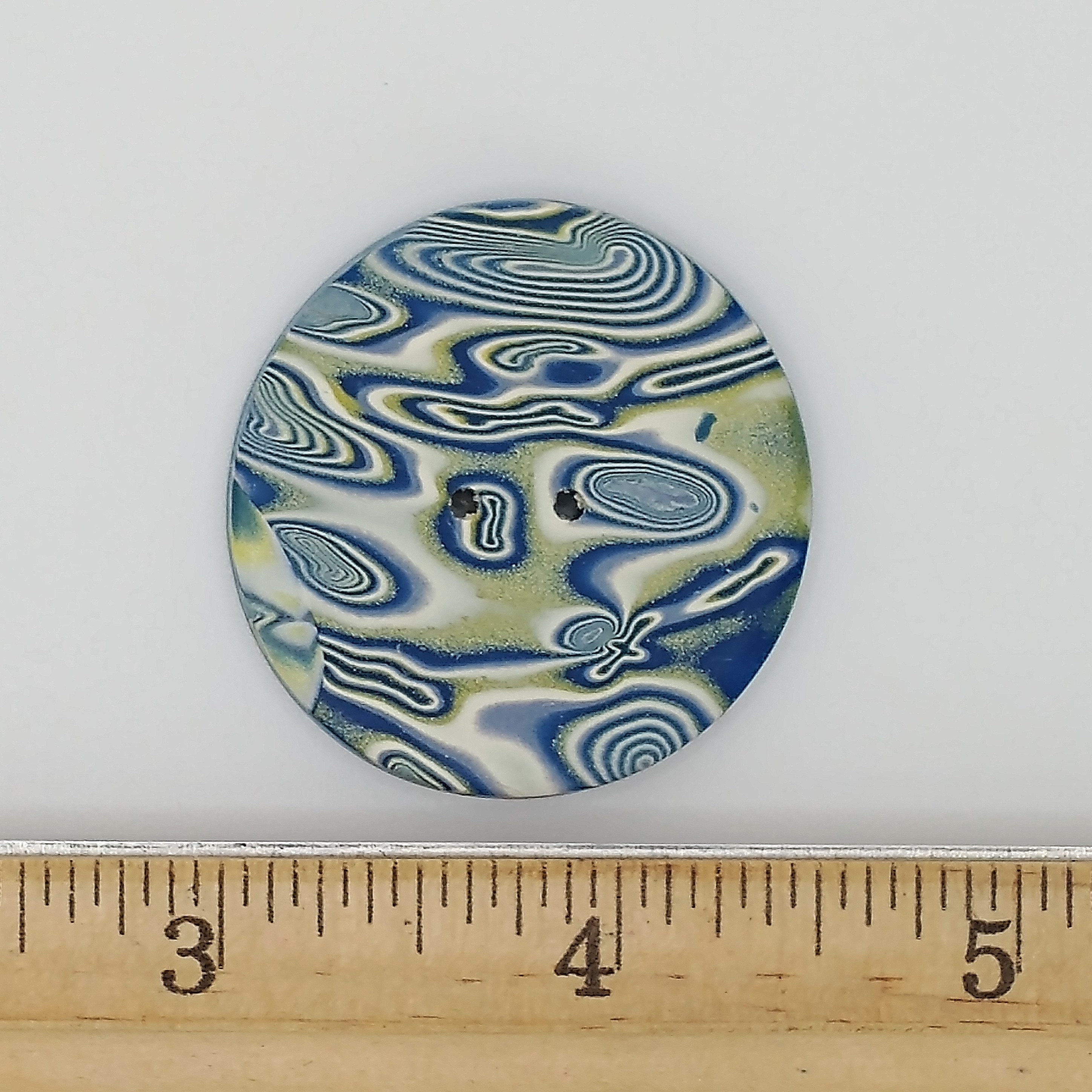 1 1/2 Inch Button, 1 1/4 Inch, Organic Button, Large Handmade Buttons ...