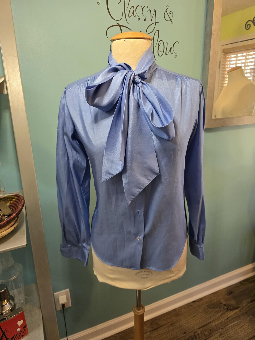 Classic and Chic Vintage Stuart Lang Blouse - Etsy