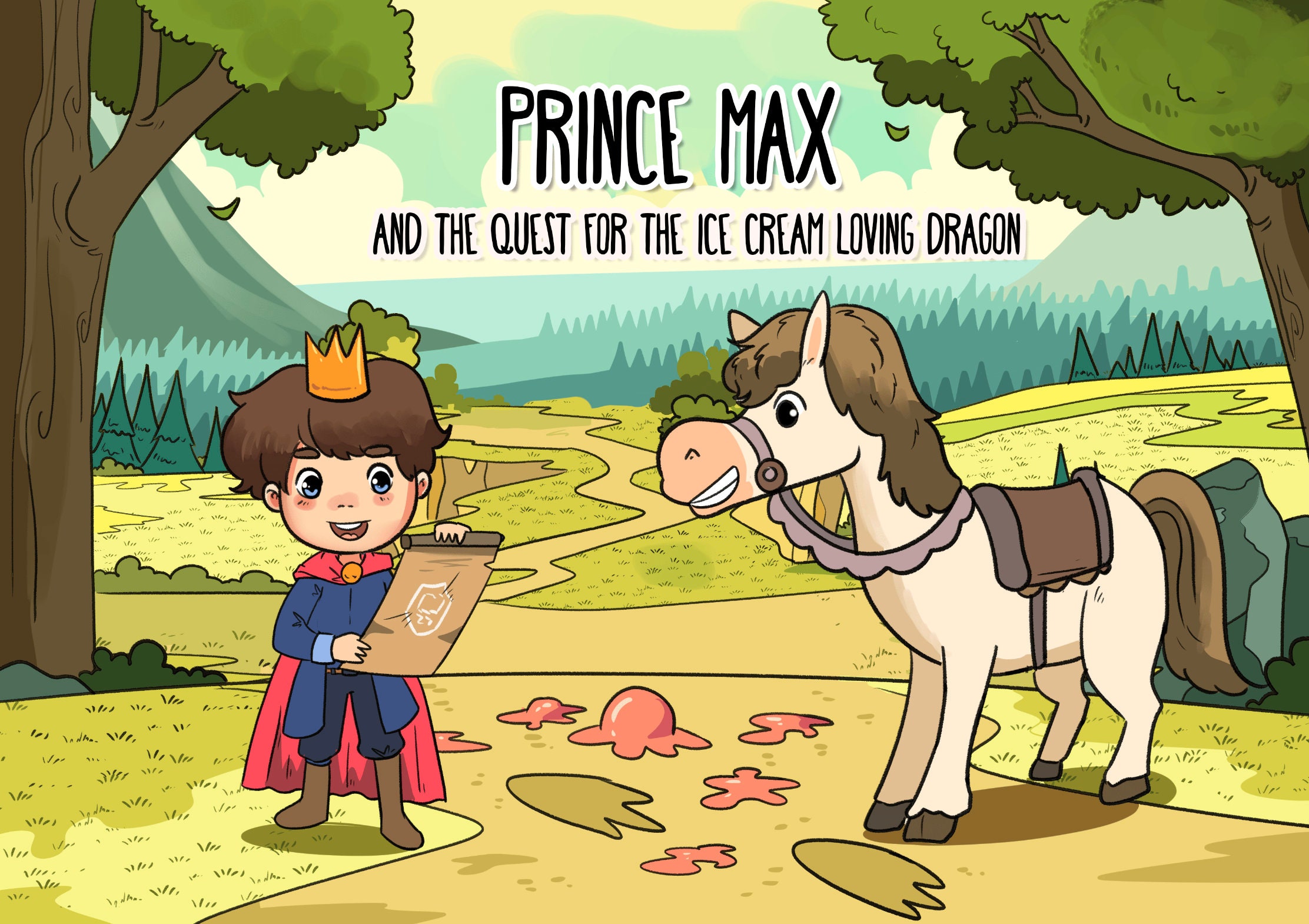 Personalized Story Book With Crochet Dragon Plush, Custom Adventure ...