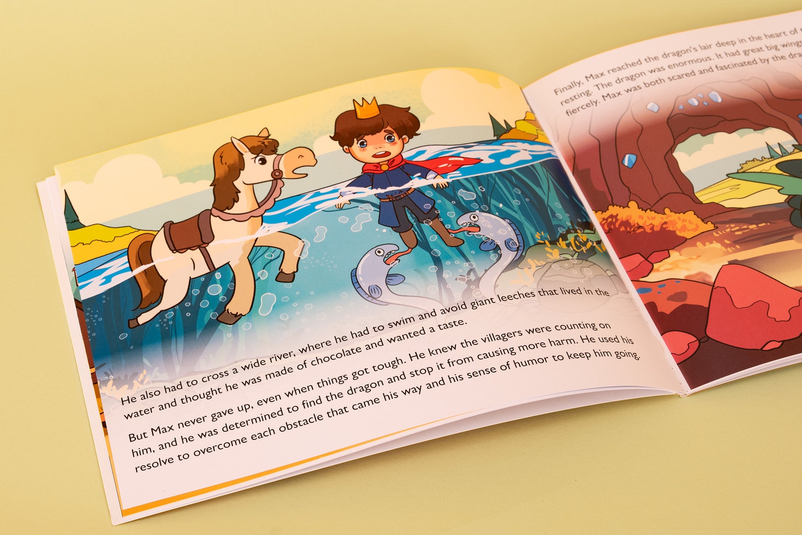 Personalized Story Book With Crochet Dragon Plush, Custom Adventure ...