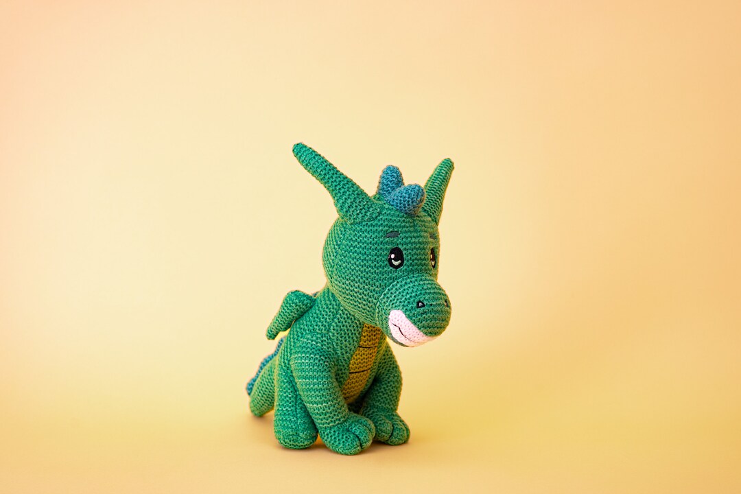 Personalized Story Book With Crochet Dragon Plush, Custom Adventure ...