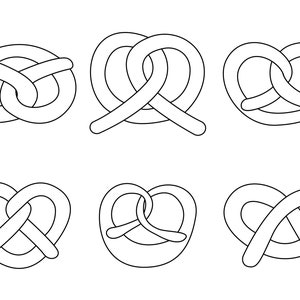 Pretzel Doodle Set - Digital Download - Etsy