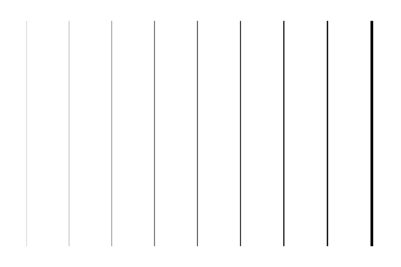 Minimalist Vertical Line Set - Perfect for Modern Designs - Etsy