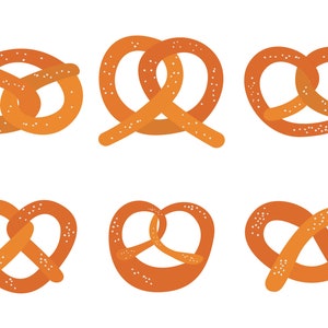Pretzel Doodle Set - Digital Download - Etsy